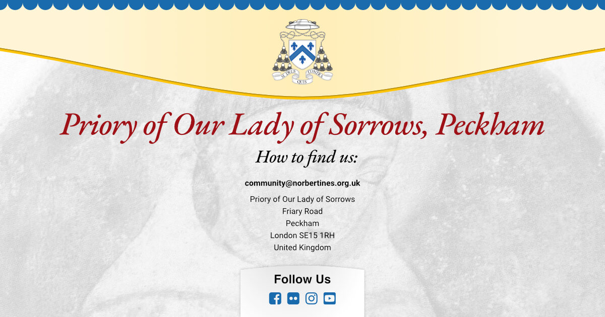 St Frederick | Canons Regular of Prémontré